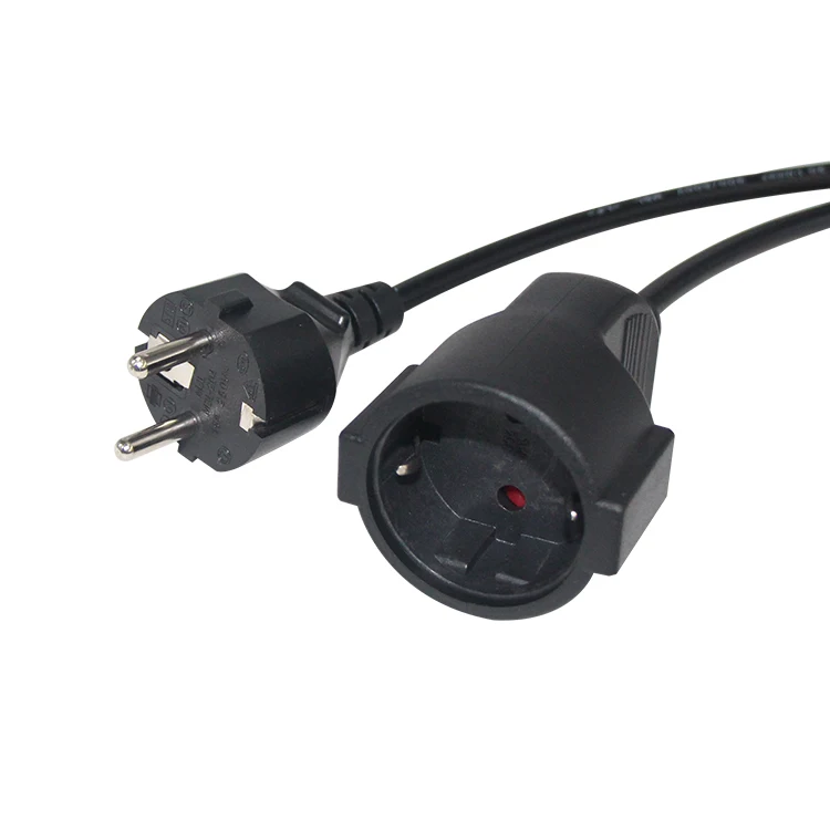 Eu 3 Pin Plug Vde Standard Ac 220V C13 Power Cord for Home