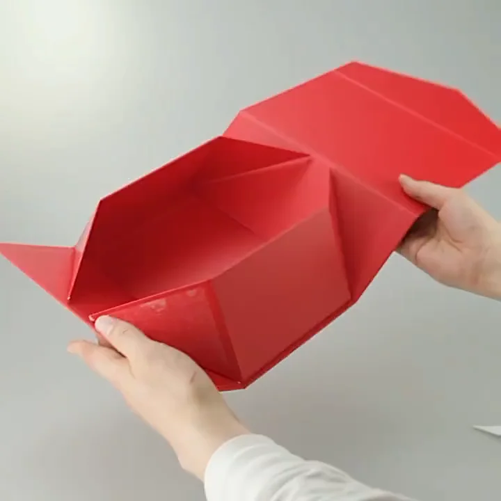 Flap Lid Packaging Cardboard Bespoke Custom Folding Boxes Magnetic ...