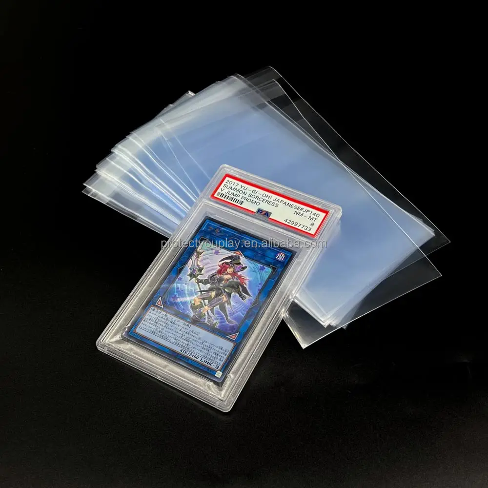 2mil Crystal Clear Poly Resealable Graded Card Sleeves - Buy Grading ...