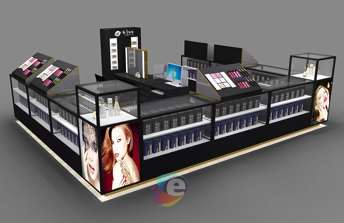 Luxury Perfume Display Kiosk Design for Sale Cosmetic Perfume Showcase ...