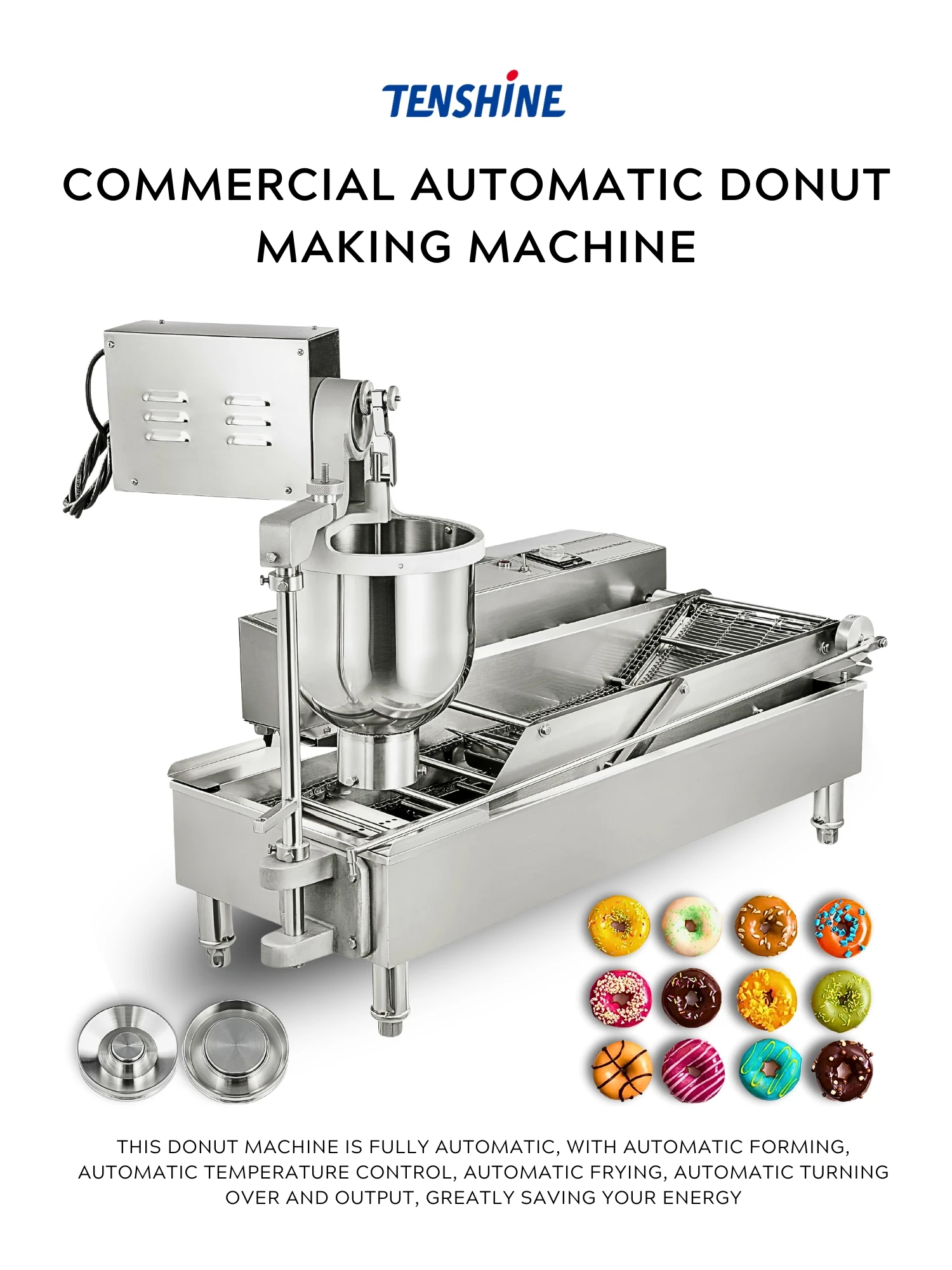 Limited Offer Vending Machines Stainless Steel Donut Cutter Machine ...