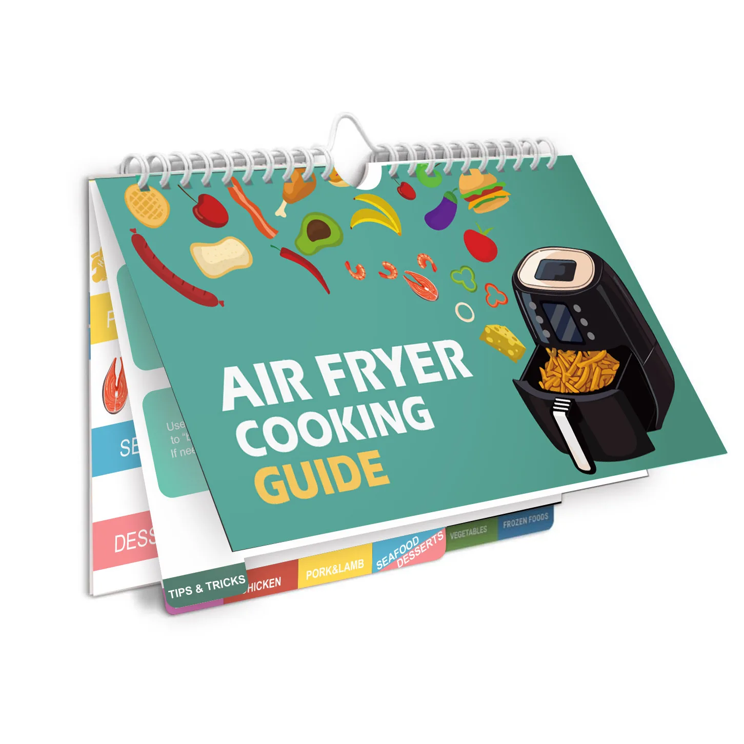 Cooking Schedule Refrigerator Sticker Air Fryer Cooking Guide Magnetic ...