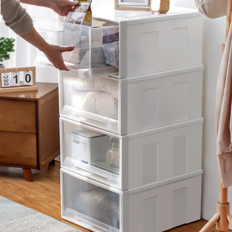 Custom Plastic Stackable Cabinet Underwear Clothing Drawer Organizer ...