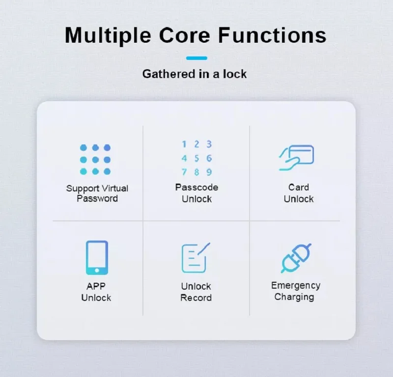 Smart TTLOCK APP Electronic Keypad Locker - Secure & Convenient