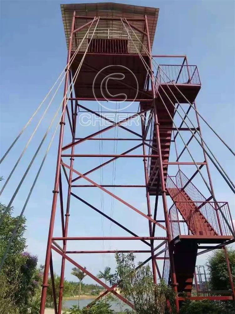 Zip Line Playground Equipment - Mountain Amusement Rides