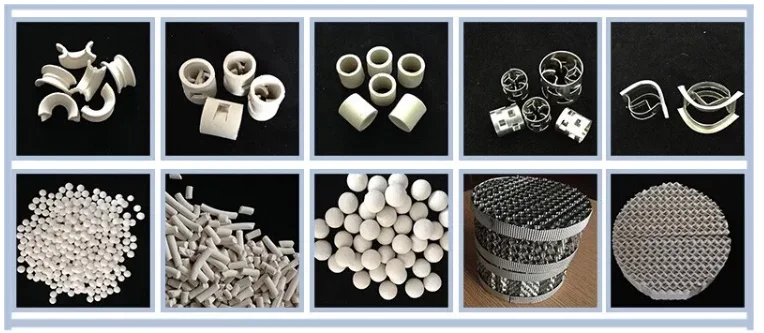 Ceramic Berl Saddle 50mm Ceramic Intalox Saddle Ringmotorcycle Accessories