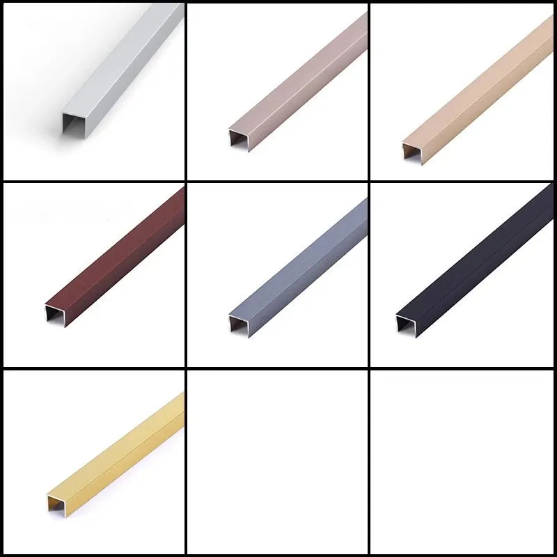 U Shape Channel Tile Trim Stainless Steel Aluminum Decorative Profile ...