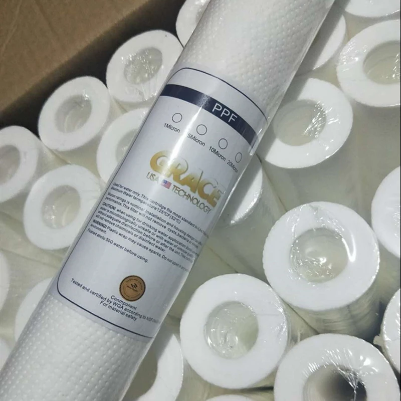 1 Micron 20 Inch Pp Cotton Filter Pp Sediment Filter Cartridge Pp Melt ...
