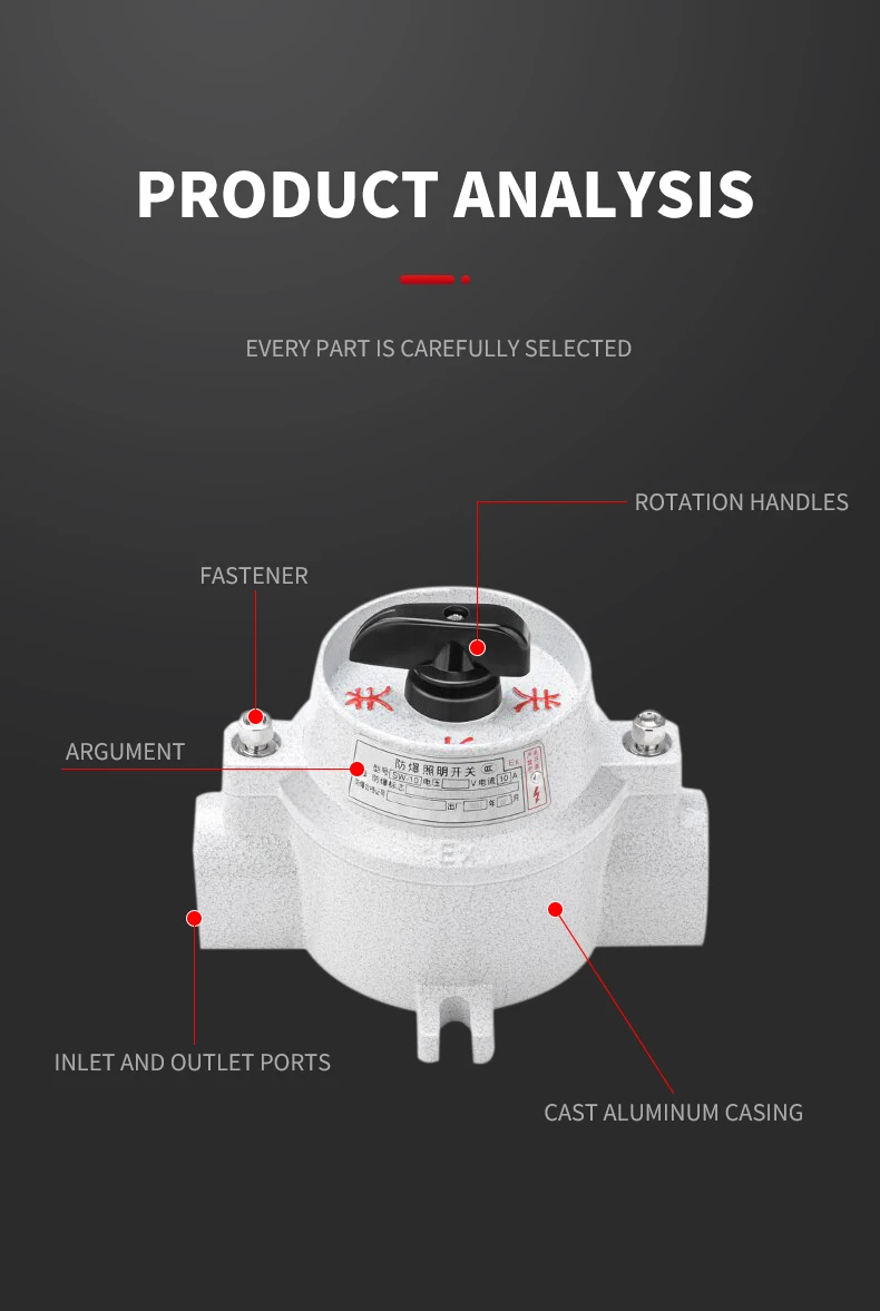 Explosion Proof Die-cast Aluminum Switch Explosion Proof Switch ...