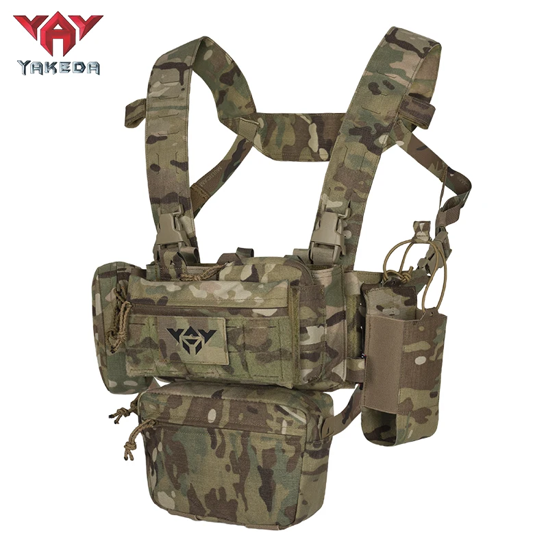 YAKEDA Tactical Chest Rig Vest - Modular Load Bearing Gear