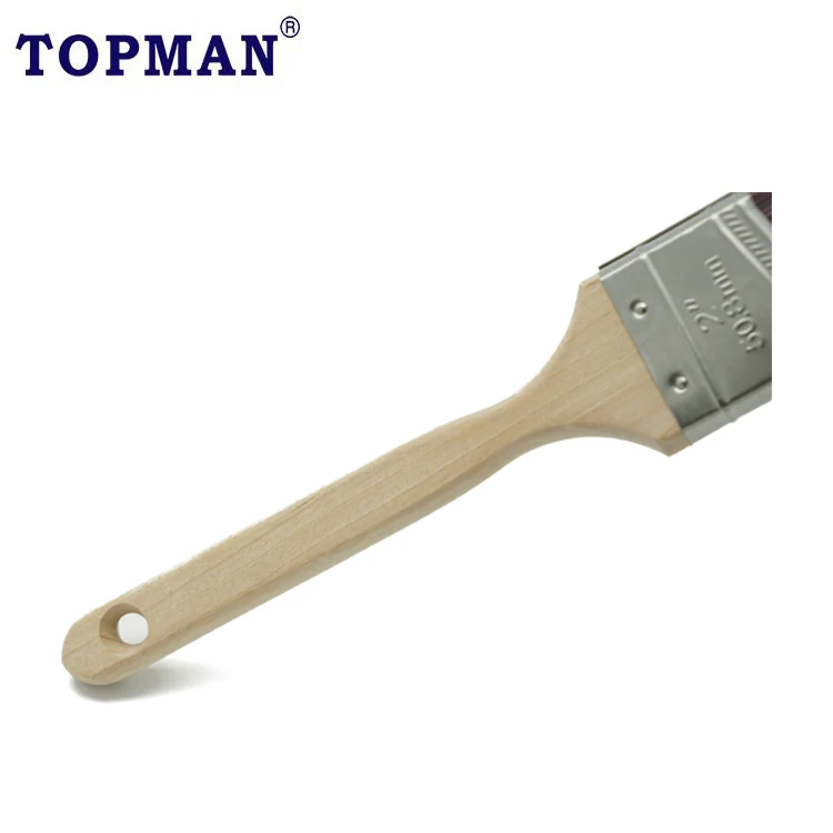1 Inch Polyester Angle Paint Brush With Wood Handel - Buy Paint Brush ...