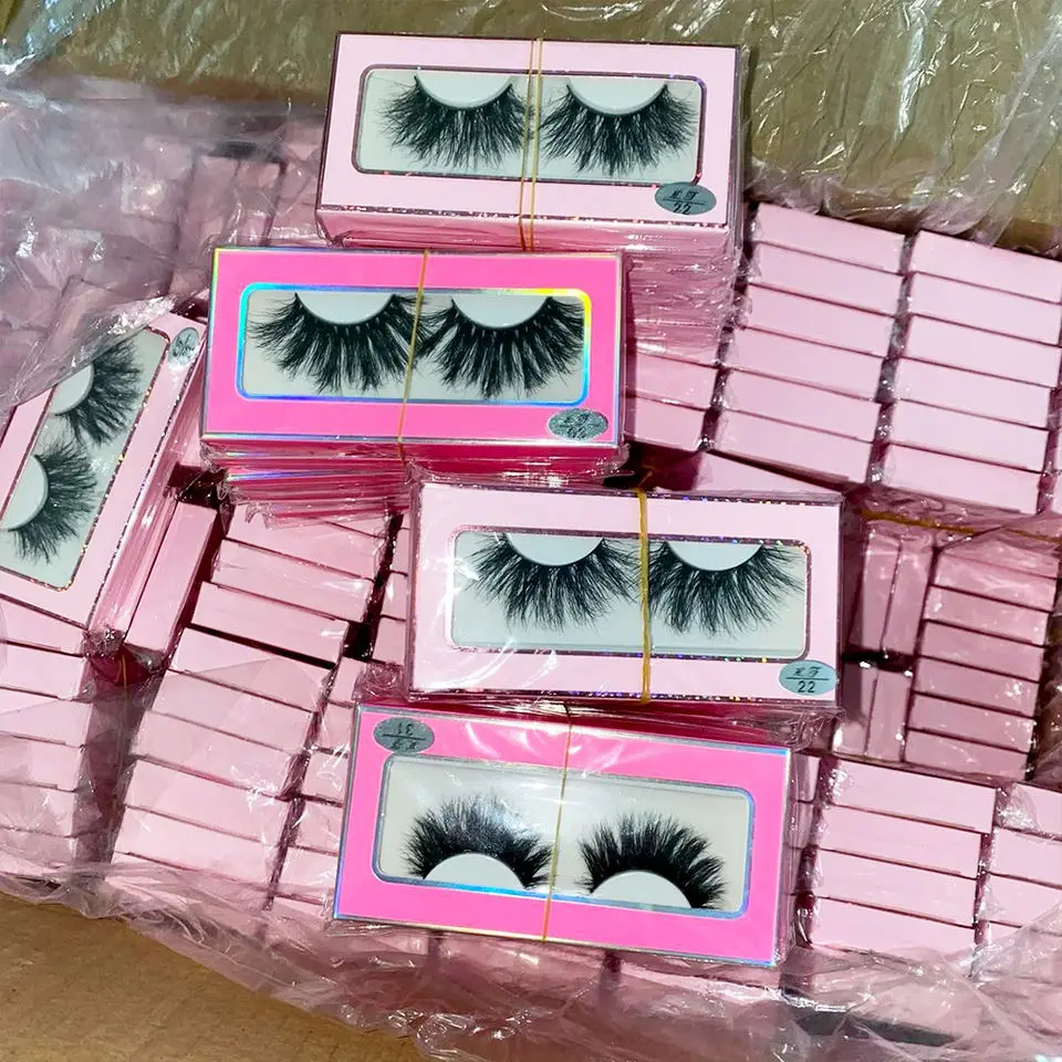 False Mink Lash Private Label Custom 12mm 3d False Eyelash Packaging ...