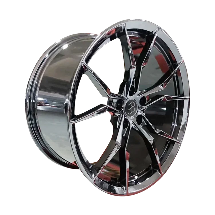 Pengzhen Black Chrome Five Spokes Design 19 20 22 Inch 5x112 5x114.3 ...