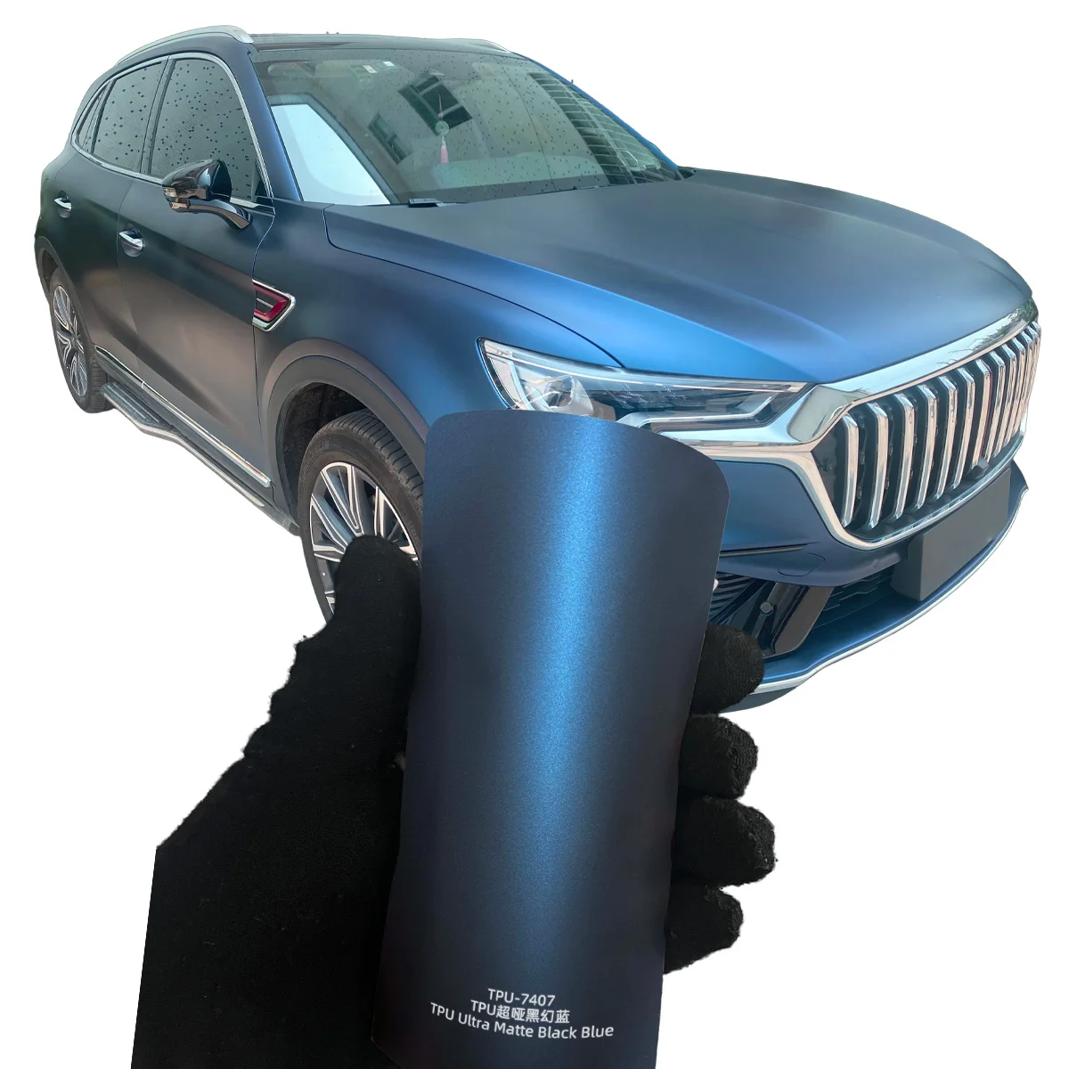 TPU Metallic Dark Green Color Changing Anti Scratch UV Proof Car Body ...