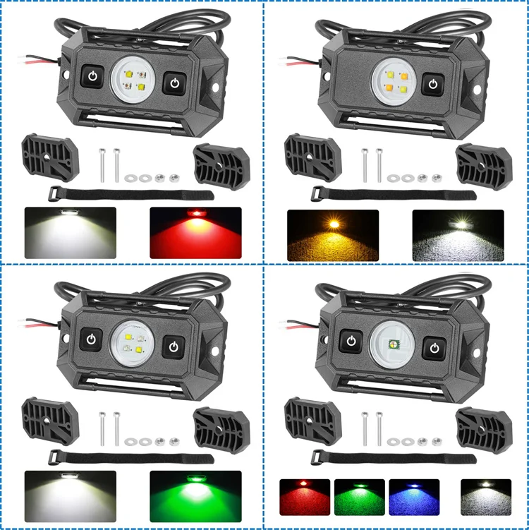 Aluminum 12V 24V Flood Red Car Dome Light White Red Car Led Reading ...