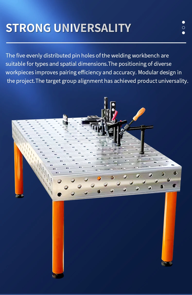 Cast Iron 3d Flexible Welding Platform Robot Welding Table 2d Welding ...