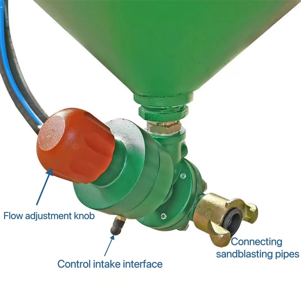 Mobile Sandblasting Machine Sand Regulating Valve Abrasive Valve ...