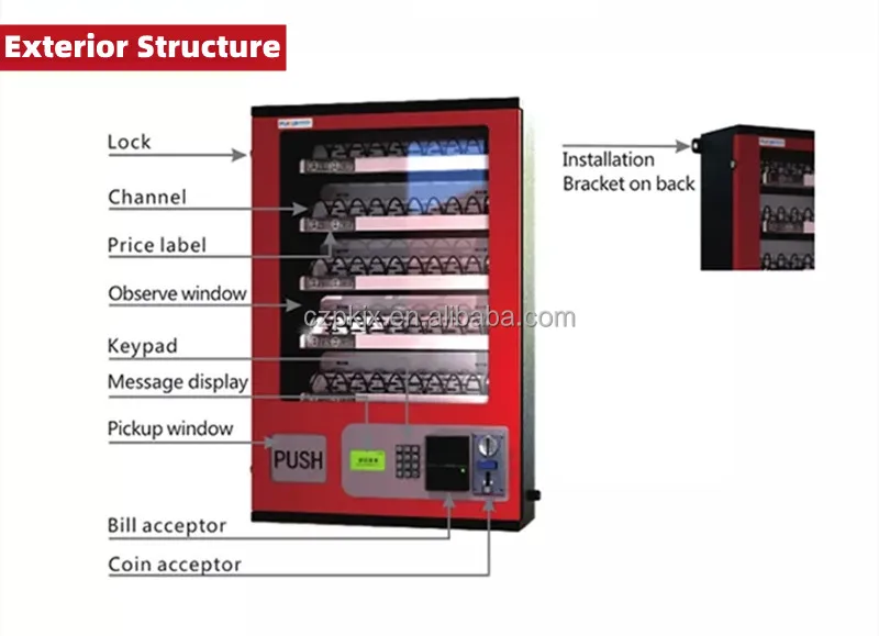 Automatic Self Service Cigarette Tissue Snack Vend Machine