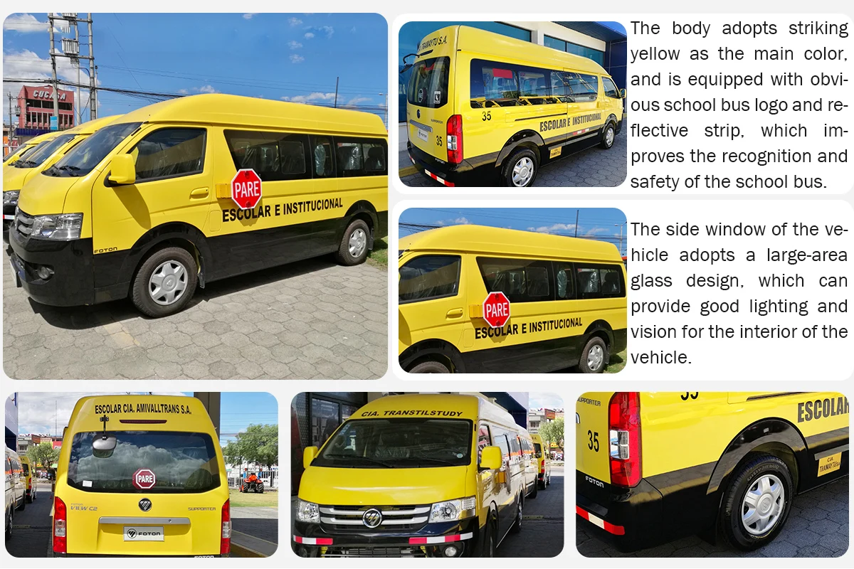 Electric School Bus International Mini Bus 25 Seater