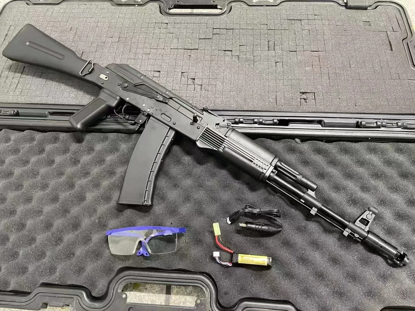 Agreat Ak47 Water Gel Blaster Gun Model Blaster Beads Rifle Splatter ...