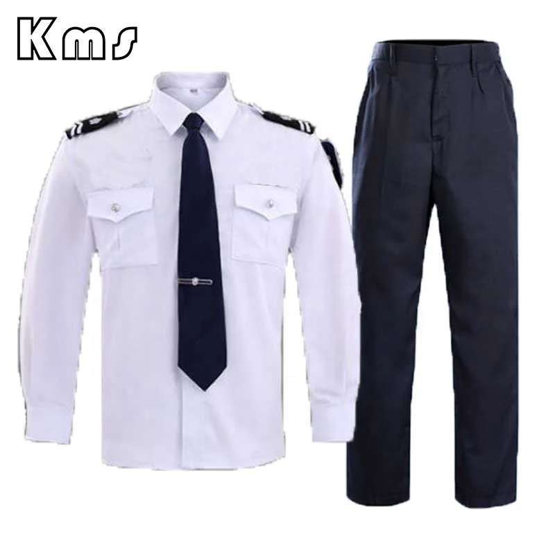 Unisex Security Uniform Set - Custom Workplace White Workwear