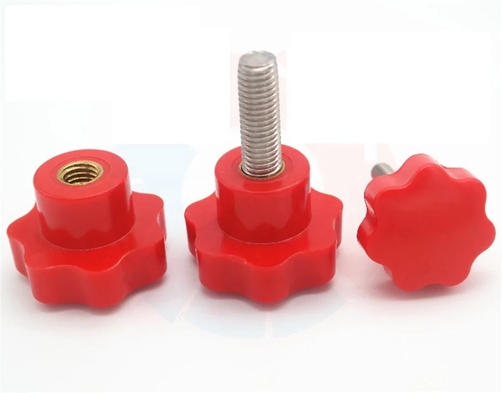 Nylon Plastic Lobes Hand Knob M5 M6 M8 - Durable & Stylish