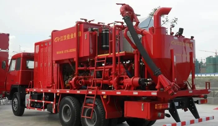 Twin Pump Cementing Truck Cementing Skid Deep-water Explosion-proof ...