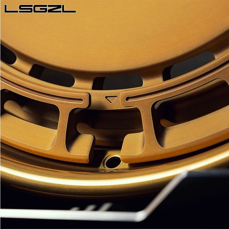 Golden Chrome Painted Passenger Car Wheels Aluminum Alloy C8 Feerrari ...