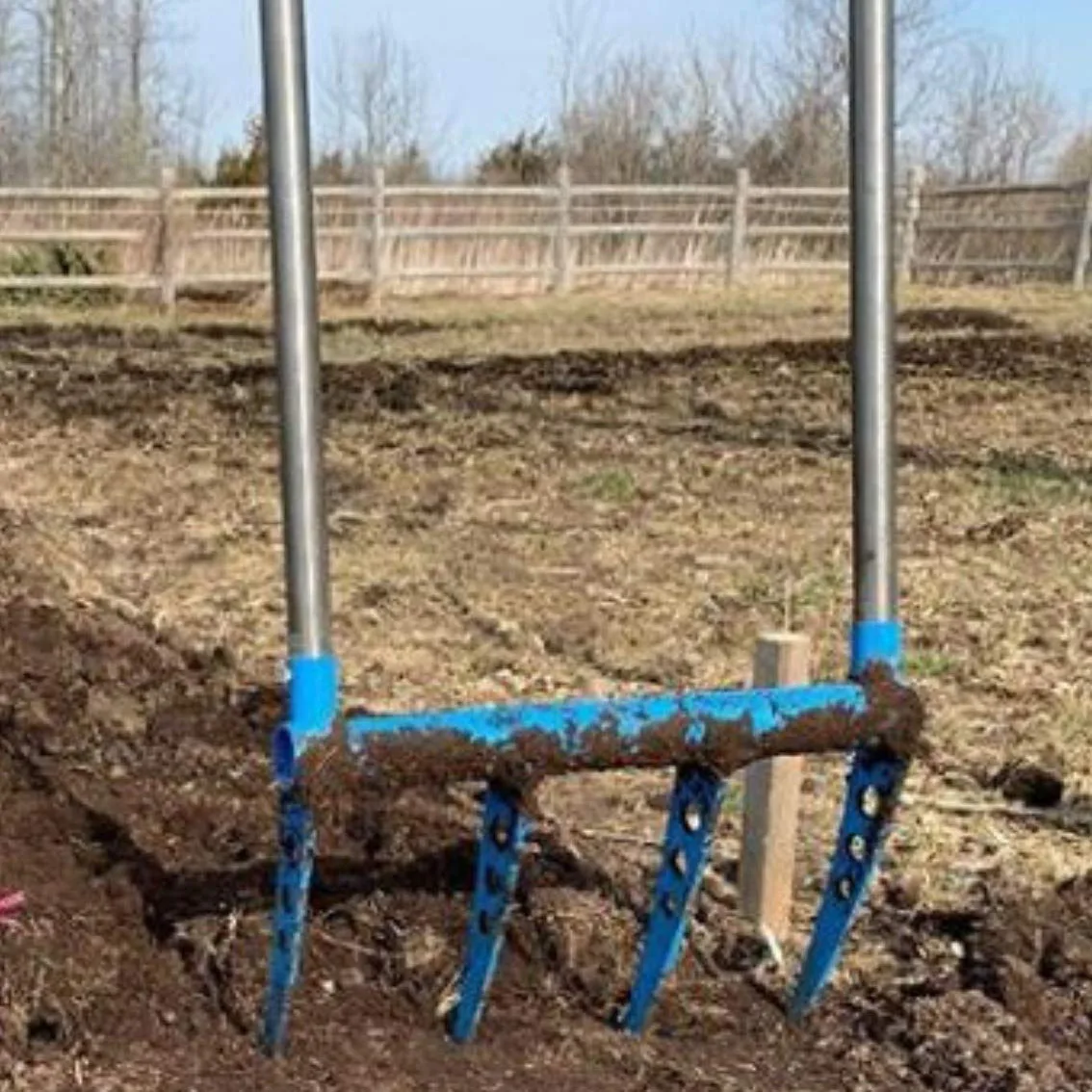 Jh-mech Heavy Duty 5 Tines Garden Cultivating Aerate Clay Soil For Farm ...