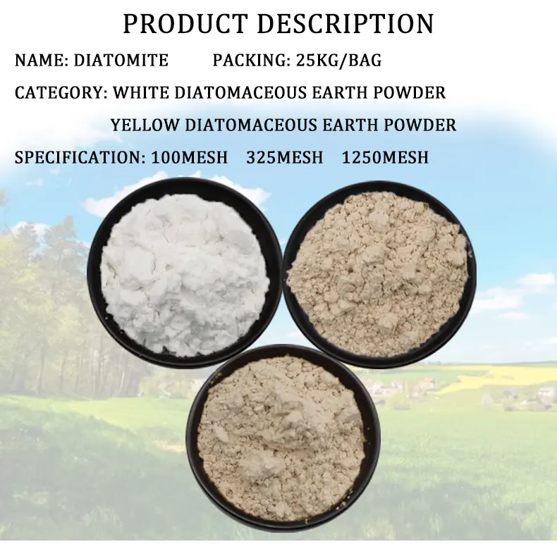 Minerals Flux Calcined Diatomaceous Earth Powder Celite 25 Kg Bag