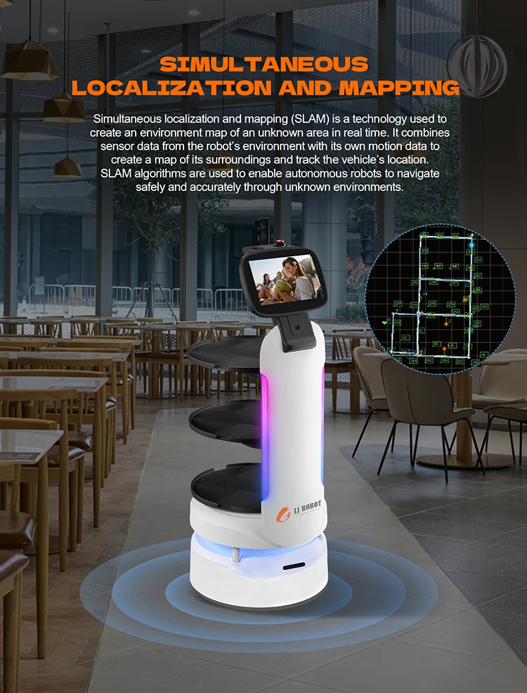 Robot Serves Food in Restaurant - Pudu Robotics Efficiency