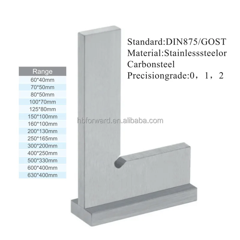 Stainless Steel With Seat Angle Ruler 100 * 63/150 * 100/200 * 125/250 ...