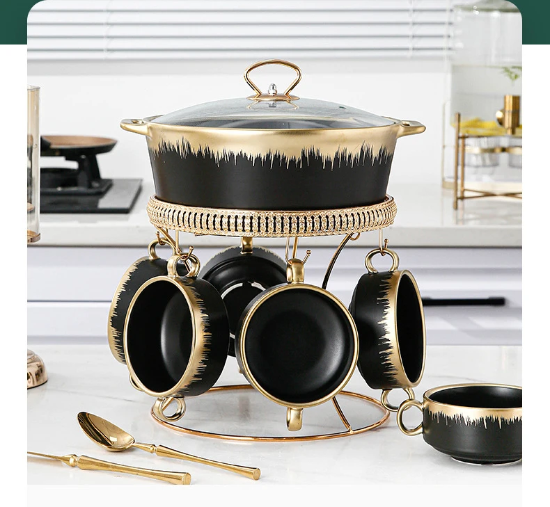 Kitchenware For Ceramic Plate Food Fruit Soup Bowl Pot Container ...