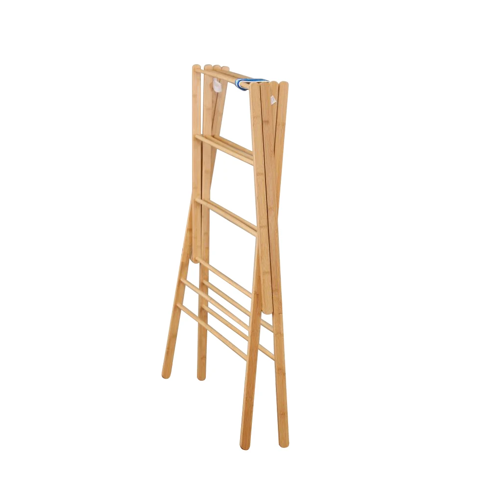 Bamboo Clothes Airer X-Frame - Eco-Friendly Drying Rack