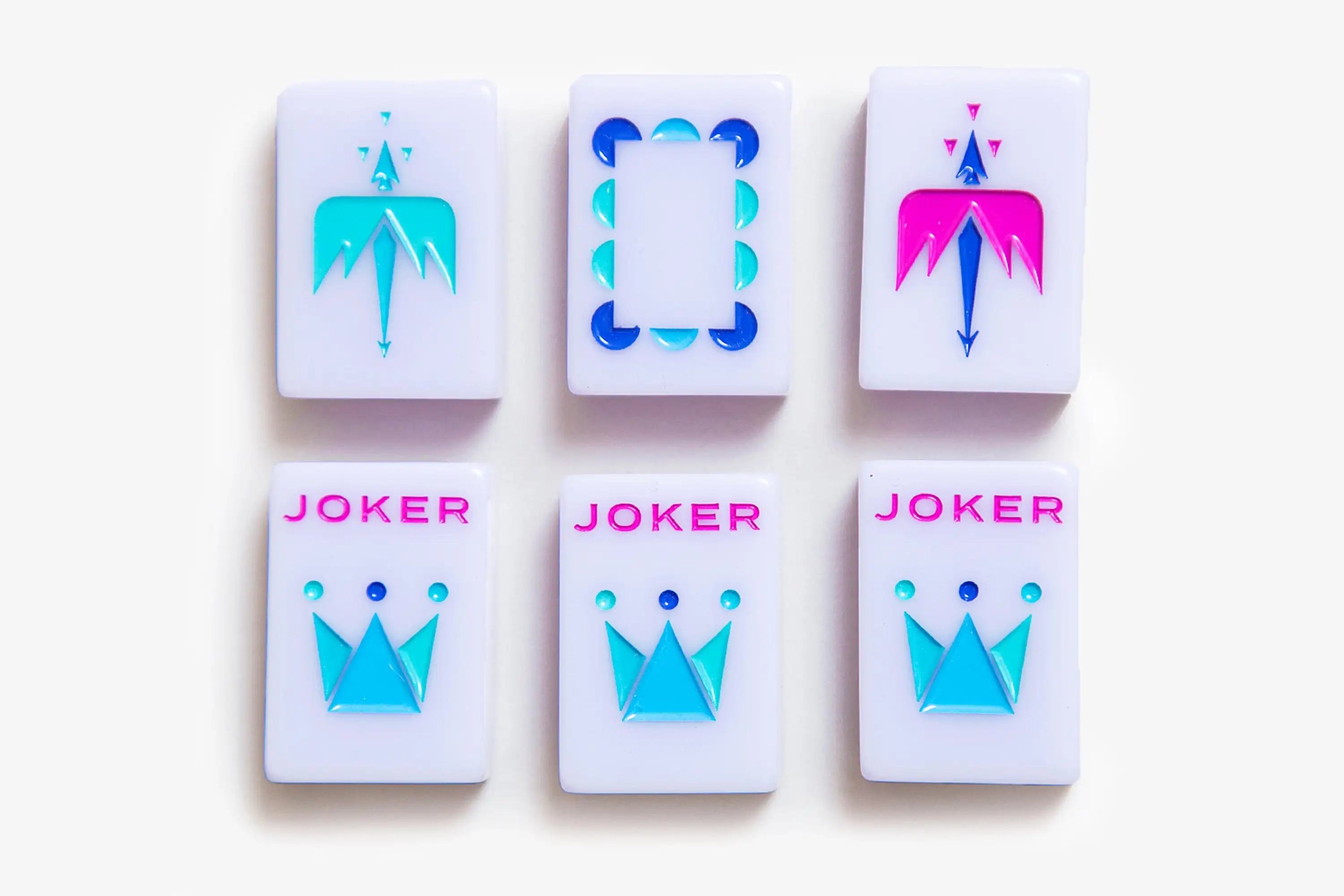 Custom Hand-Painted Japanese Mahjong Tiles Game Set - Durable Acrylic ...