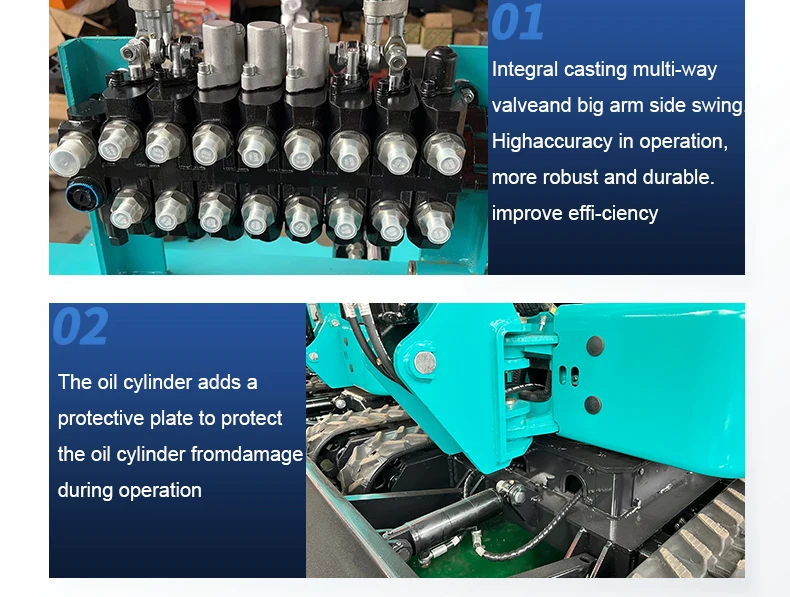 Mini Excavator Koop Engine 0.8 Ton - Best Construction Tool