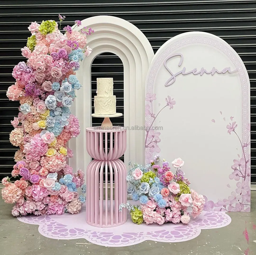 Amina Craft Elegant White Stage High Quality Event Pvc Backdrop For ...