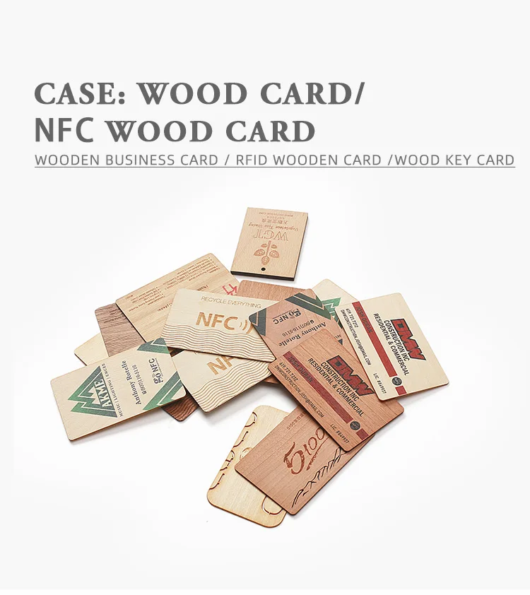 Customized Rfid 216 Wooden Nfc Cards,Bamboo Wooden Nfc Business Cards ...