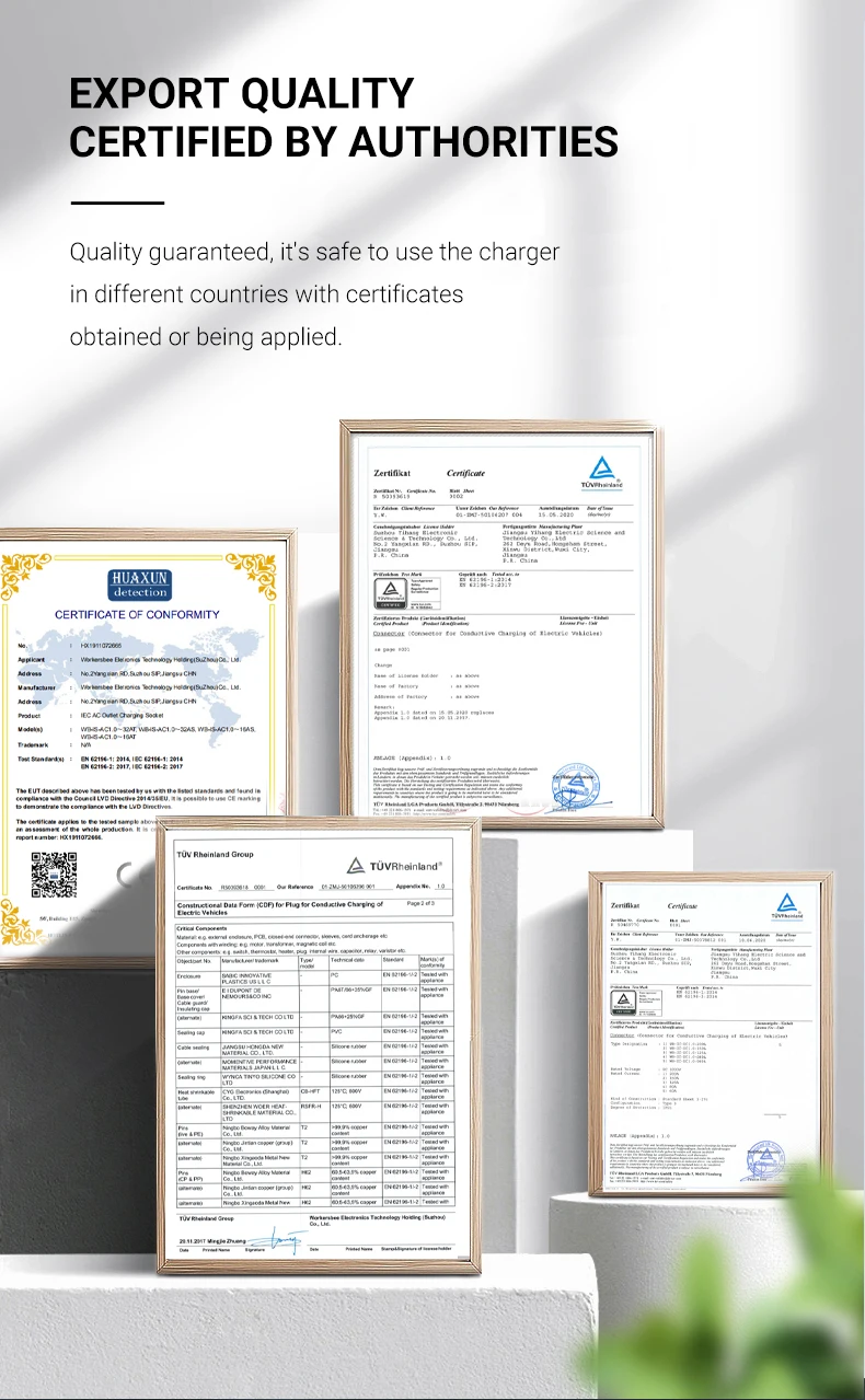 Workersbee Dc Ev Charging Gun With Tpe Cable For Ccs2 60a/80a/125a Ul/ce/ukca Certificate Ev ...