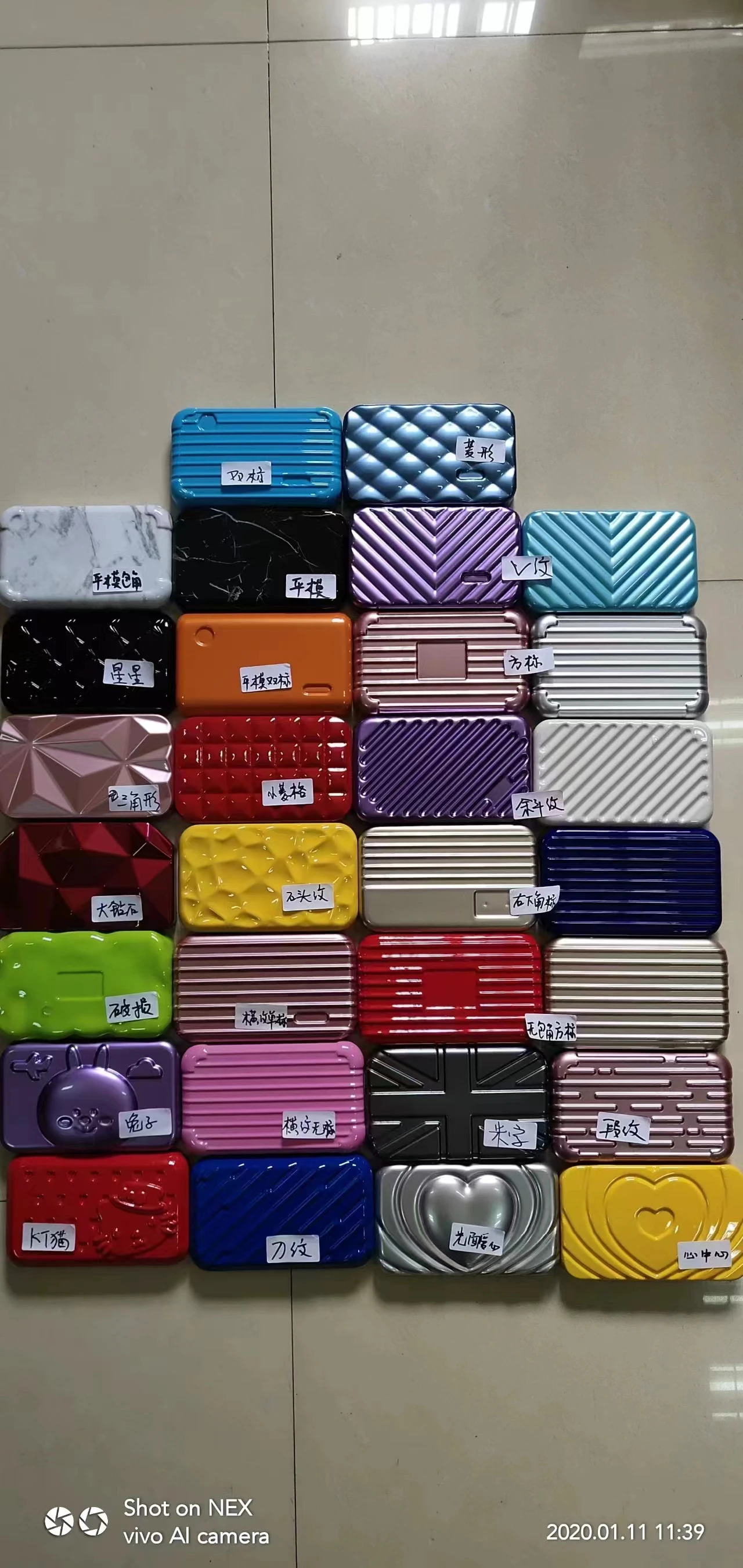 Multifunction Mini Storage Bag Abs Pc Hard Shell Cosmetic Case Women ...