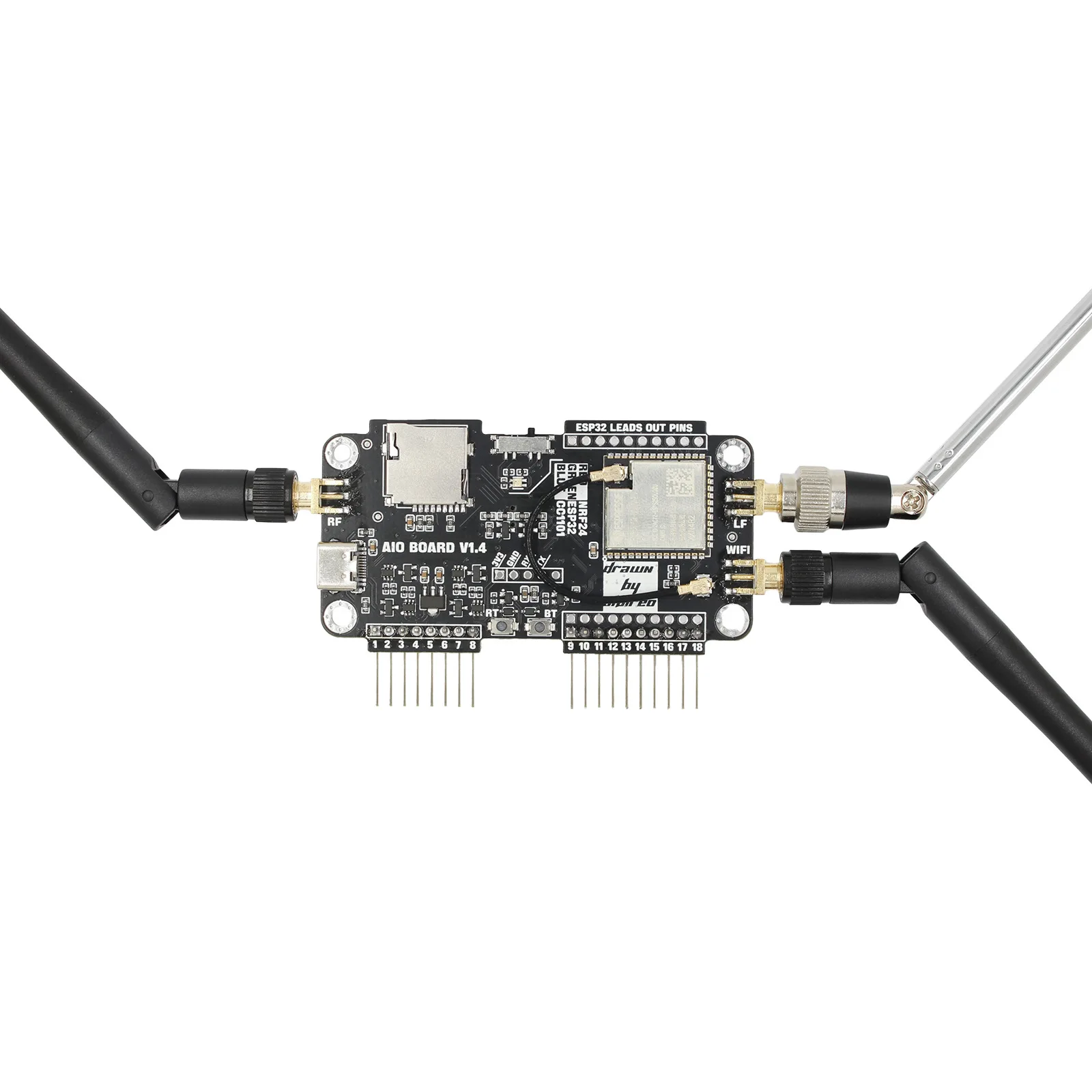 Cardputer Adv Modulo RF 2 In 1 NRF24 CC1101 Per M5Stack Modulo RF 2 In ...