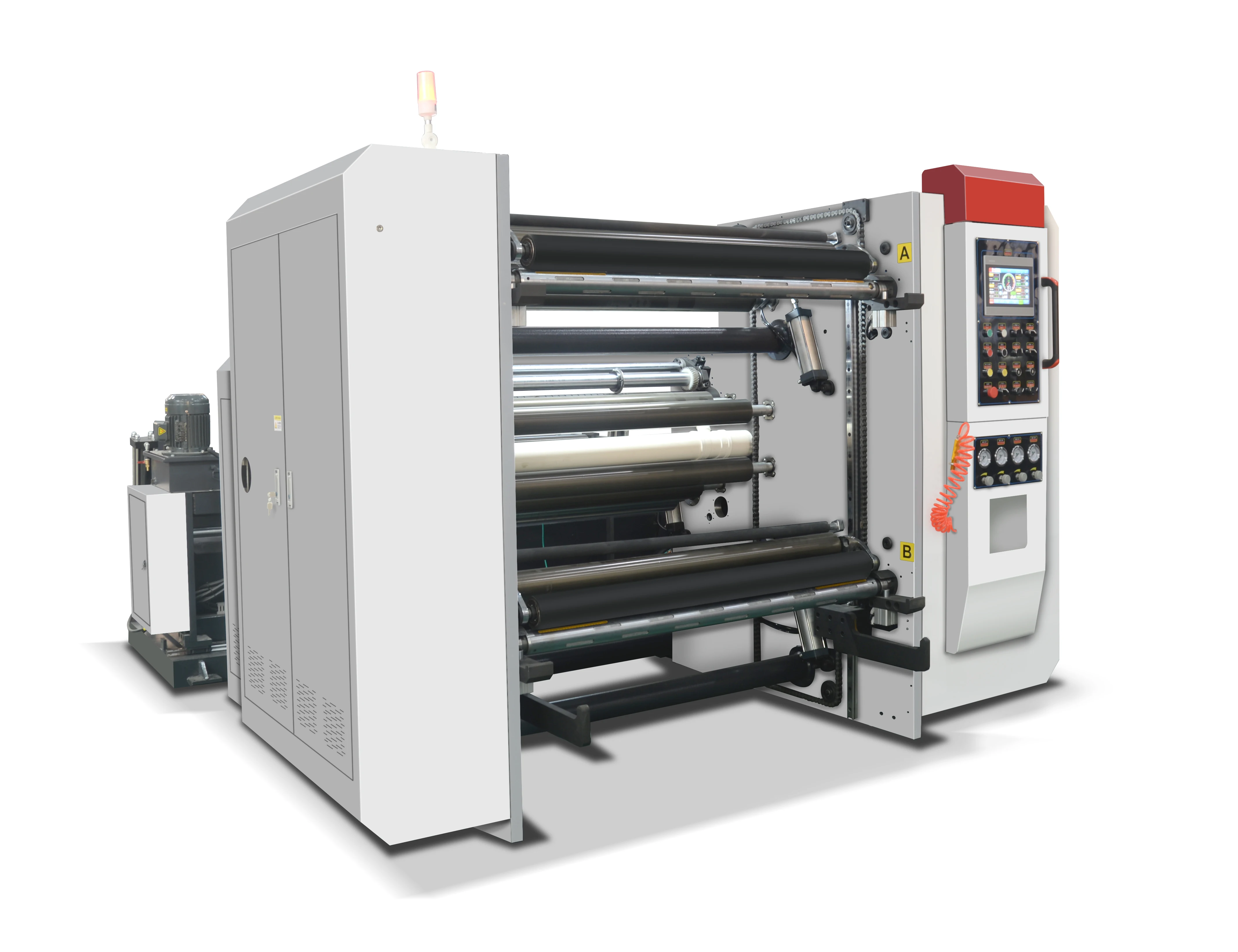 High Speed 1600mm Paper Roll Slitting Machine Paper Slitting Rewinding ...