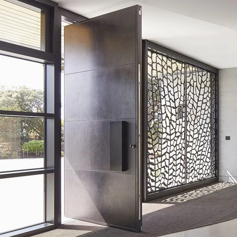 Prettywood Postmodern Design House Exterior Front Entrance Rustic ...