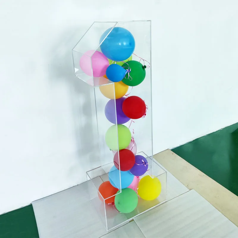 Large Clear Acrylic Fillable Numbers Free Standing Numbers Letters ...