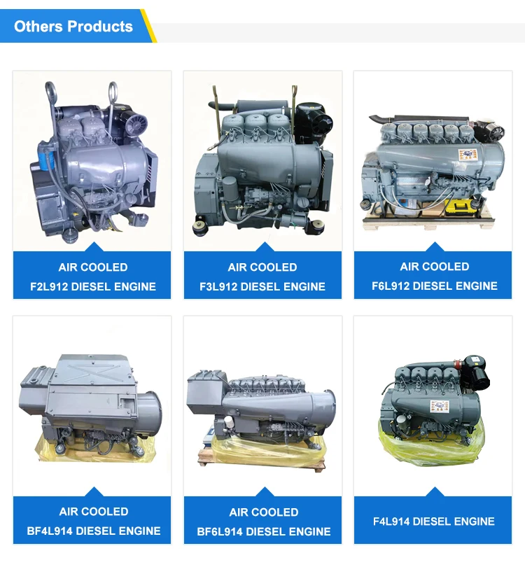 Direct Injection Air Cooled Diesel Engine 6 Cylinders Engine F6l912 ...