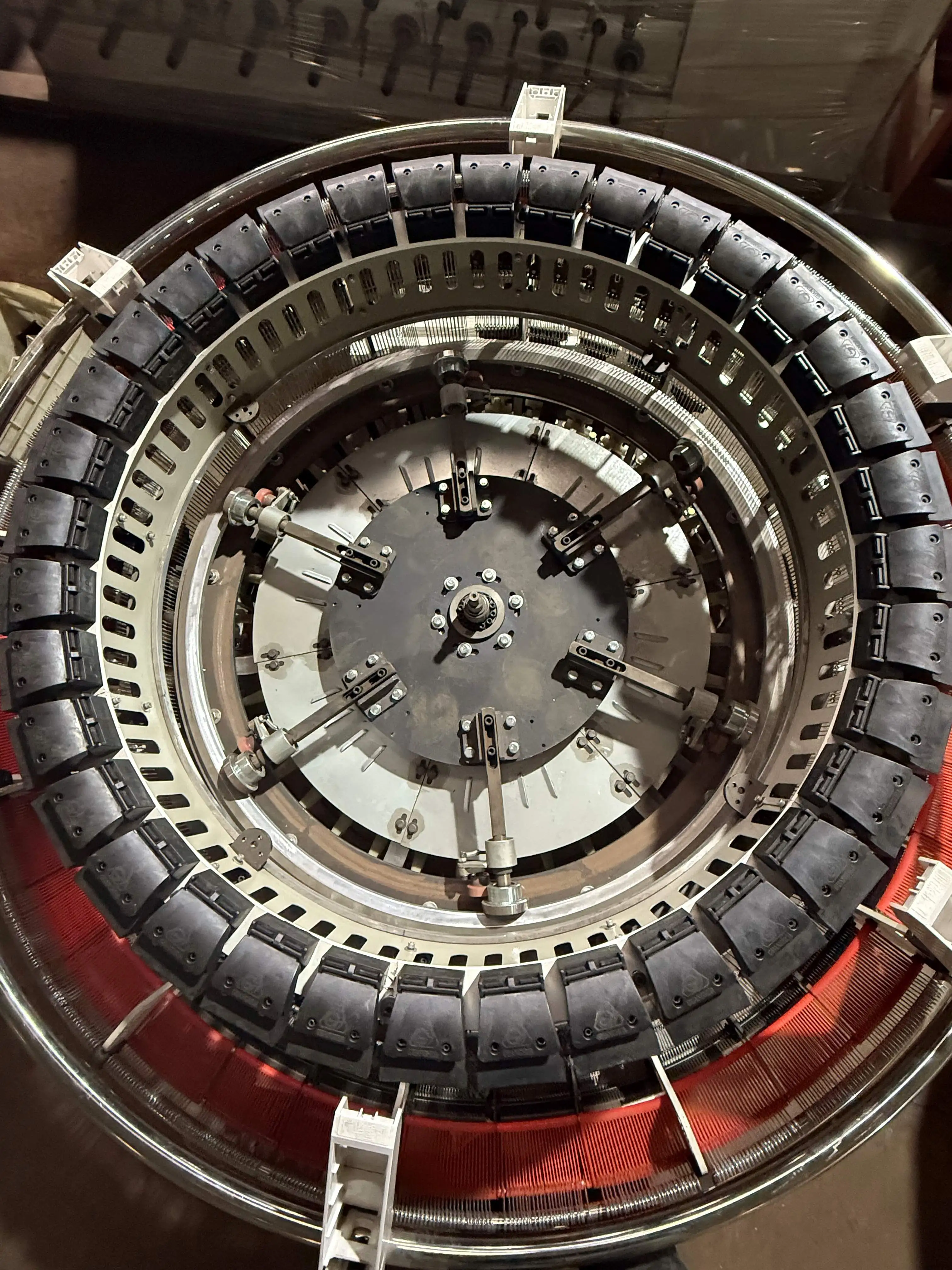 4-Shuttle Circular Weaving Loom Automatic Woven Bag Sack Knitting ...