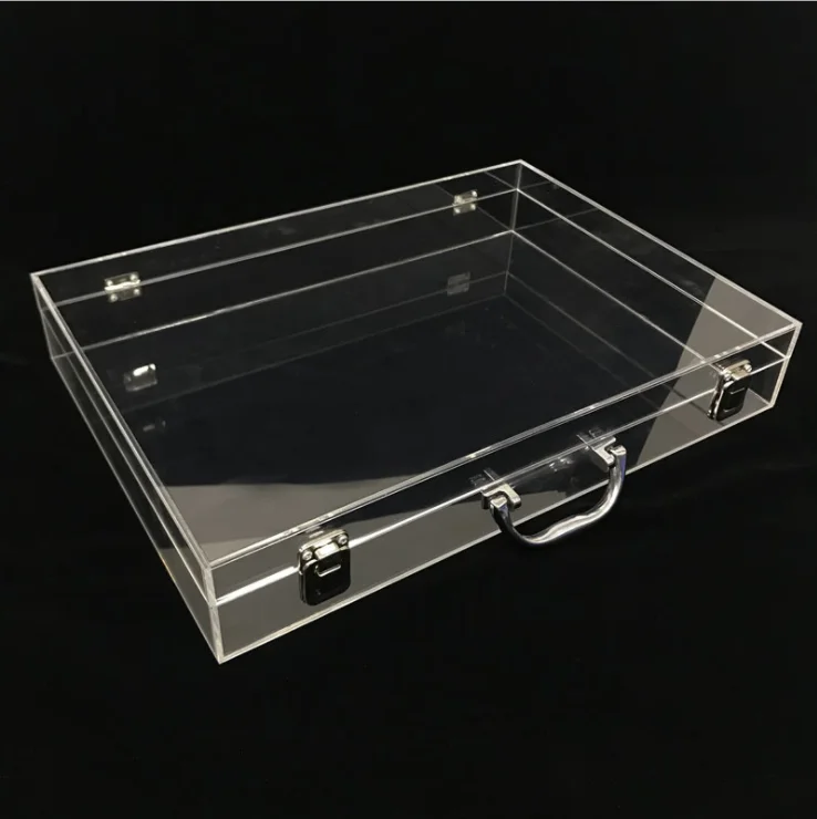 Customized Clear Acrylic Lucite Suitcase/ Briefcase