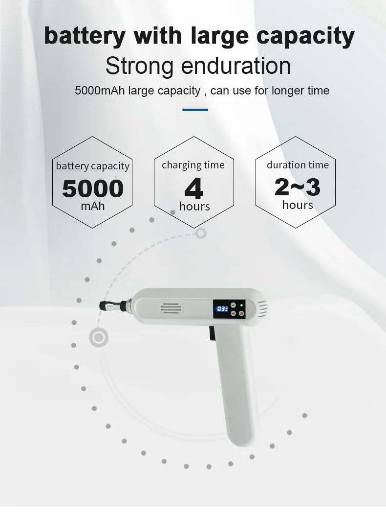 Cordless Rechargeable Chiropractic Impulse Gun Spine Adjusting Tool ...