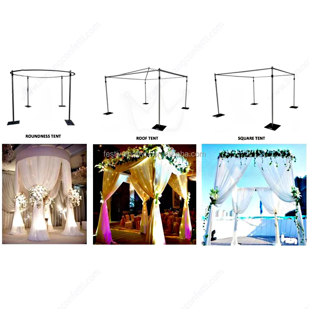 Pipe and Drape Backdrop - Adjustable Exhibition Booth Decor