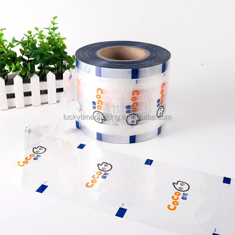 Luckytime Heat Sealing Food Packaging Roll Film For Yogurt Custom ...